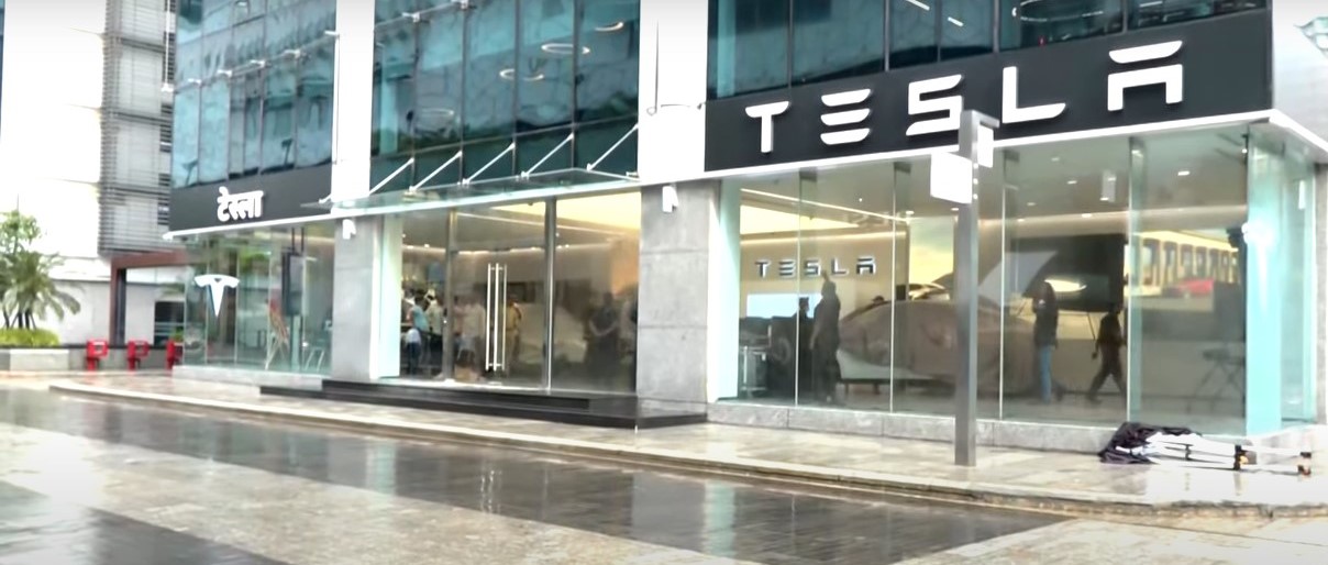 Tesla marks India entry with first showroom - Insider Paper